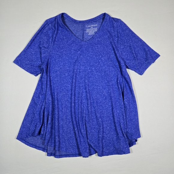 Lane Bryant | Tops | Nwt Lane Bryant Plus Size Blue Vneck Short Sleeve ...